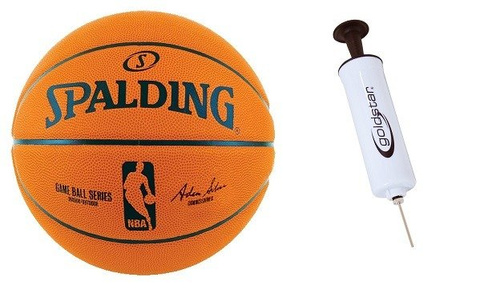 Spalding NBA Game Ball Replica + Pump | Basketballs \ Indoor ...