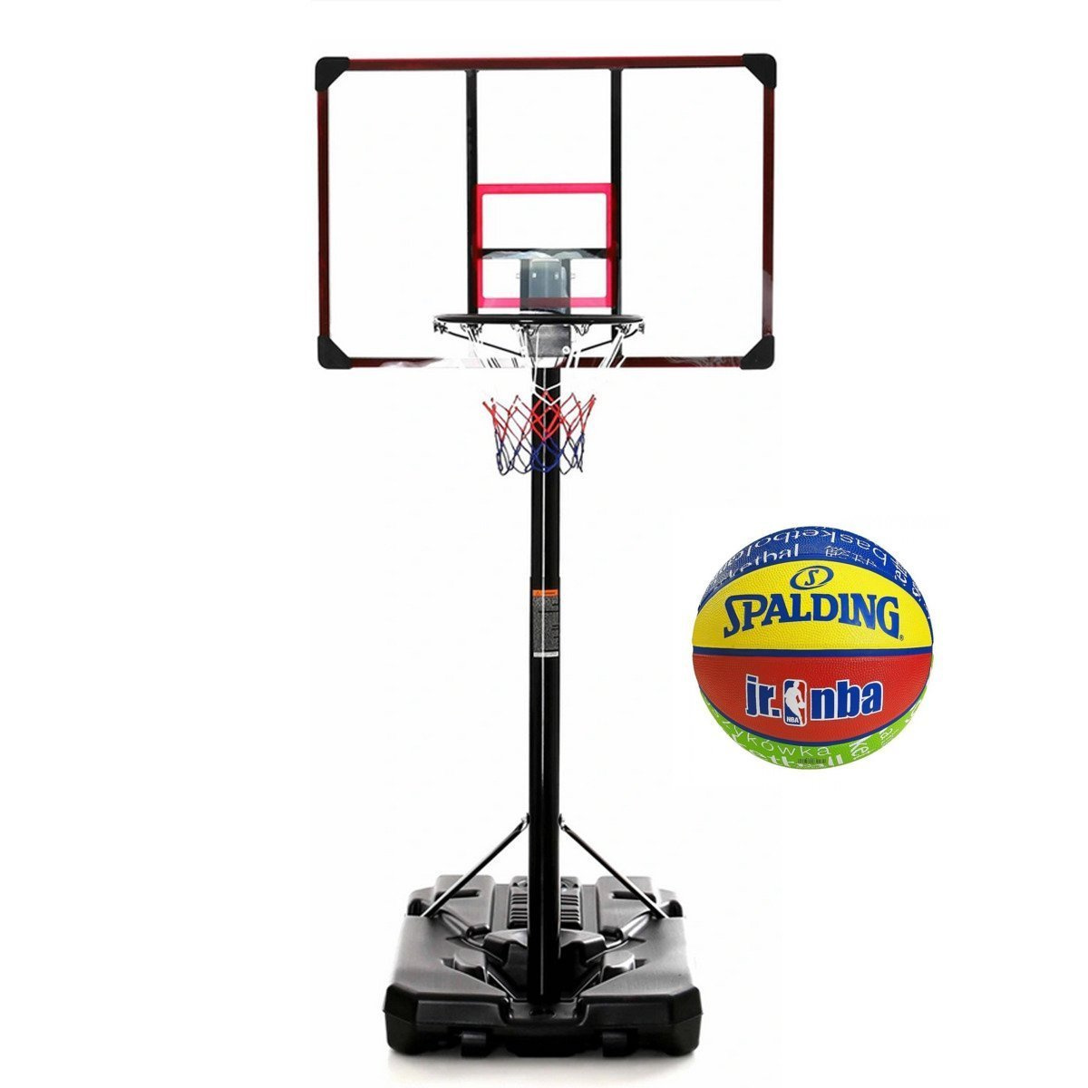 Basketball set DELUX 305 cm + Spalding NBA junior Basketball ...