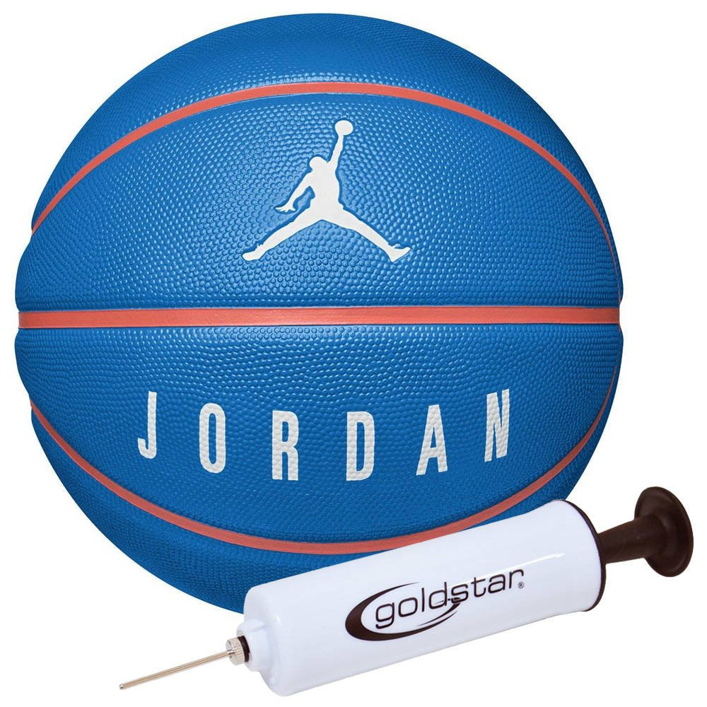 Jordan Playground 8P Basketball - J000186549507 + Ball Pump ...
