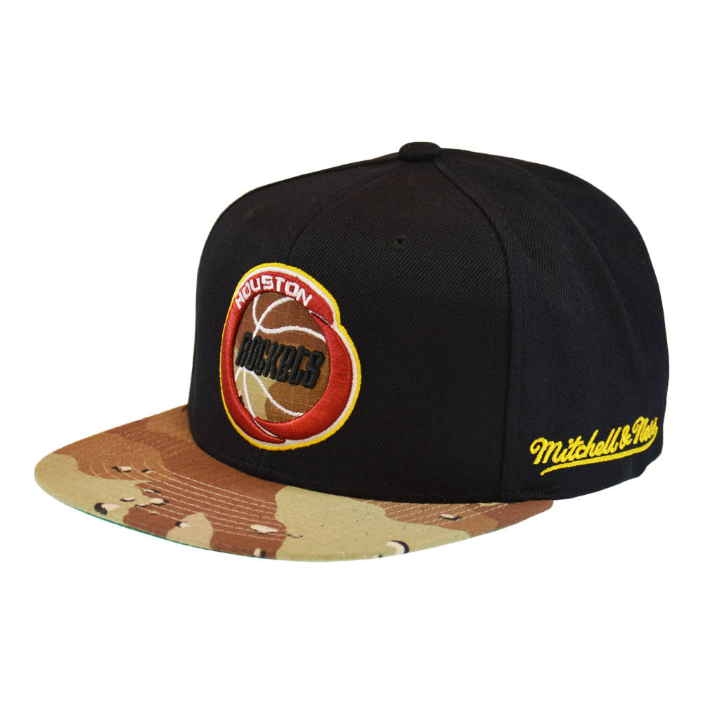 Mitchell & Ness NBA Choco Camo Snapback HWC Houston Rockets - HHSS1101 ...