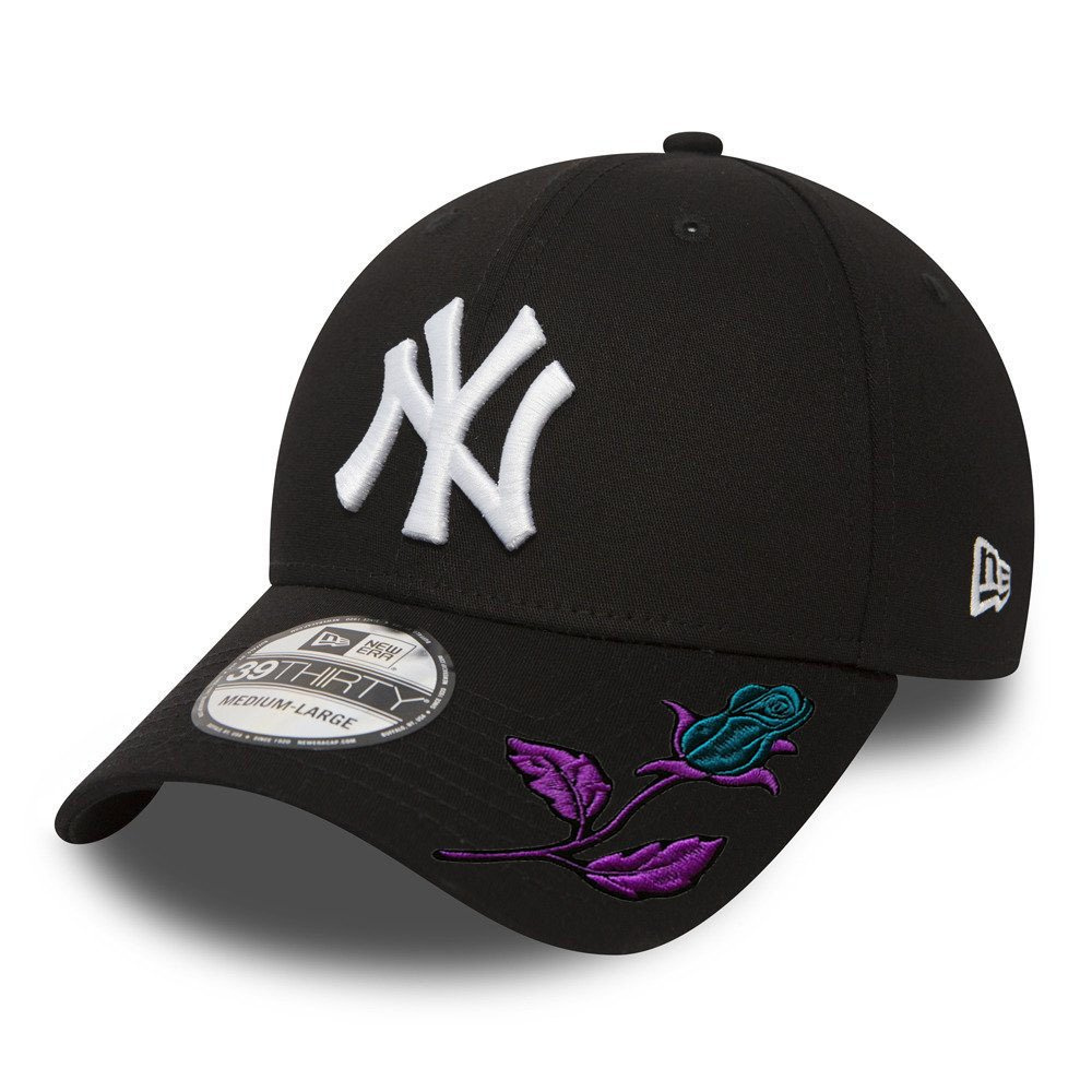 New Era 39THIRTY MLB New York Yankees Fullcap Custom Mystic Rose ...