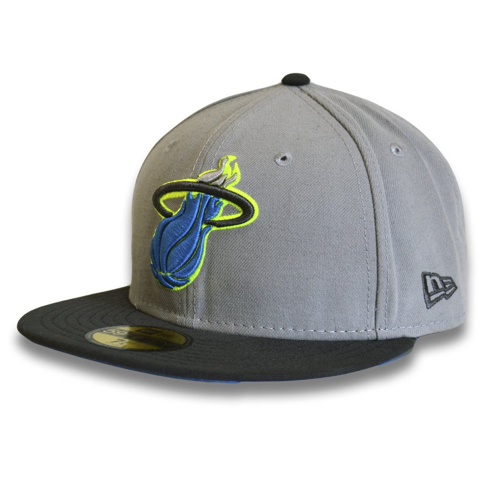 New Era 59FIFTY NBA Miami Heat Graphite Fullcap - 714 | Clothing ...