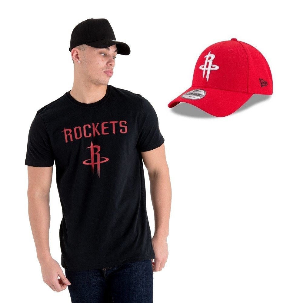 New Era NBA Houston Rockets T-shirt + Strapback Houston Rockets ...