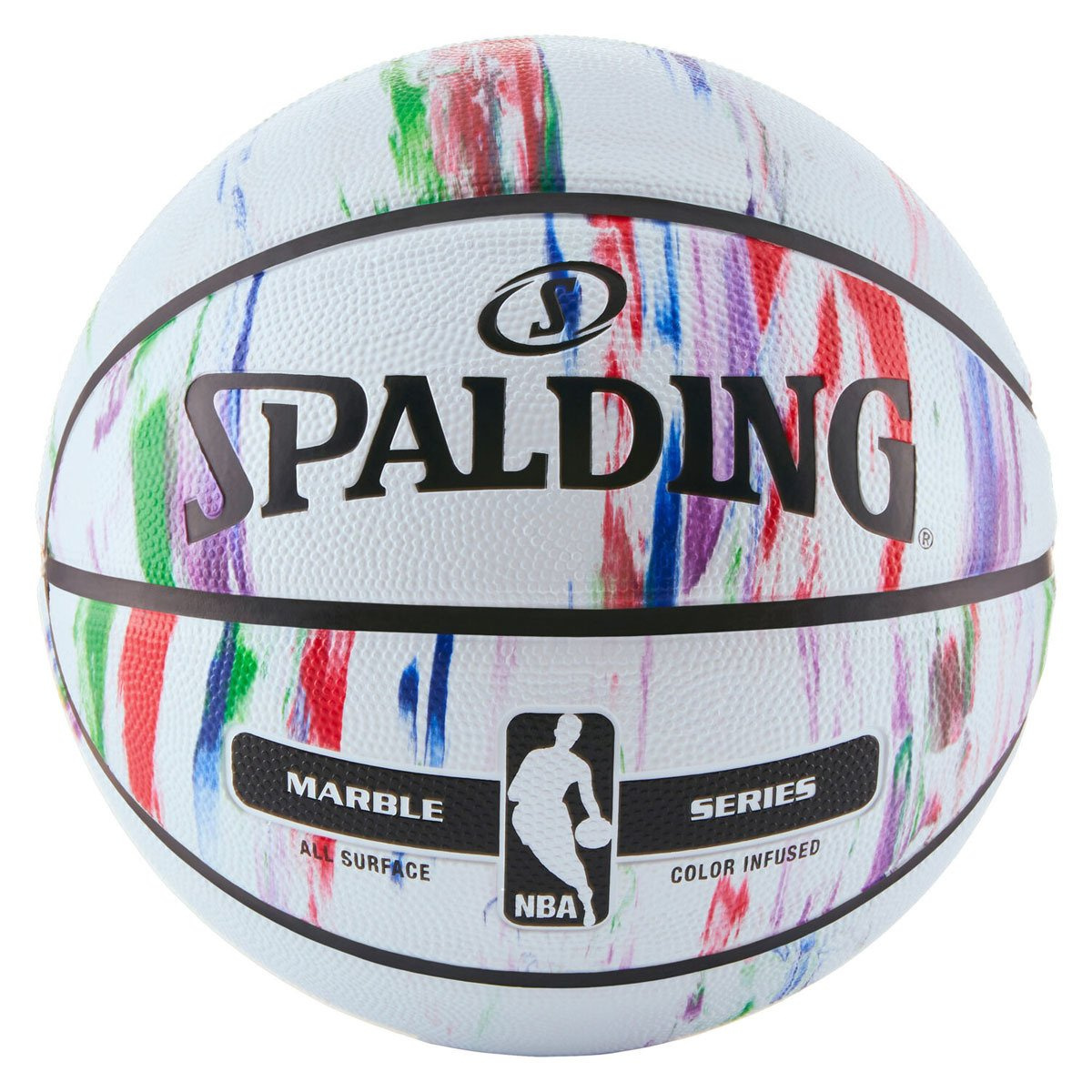 Spalding NBA Marble Series Multikolor Outdoor Basketball | Basketballs ...