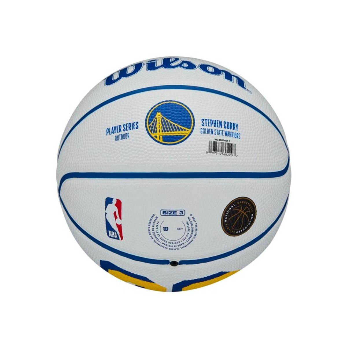Wilson NBA Stephen Curry Golden State Warriors Mini Ball - WZ4007401XB ...